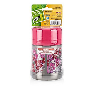 Nuby Stainless Steel Thermos, Pink