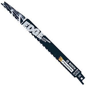 Bosch RPRAP9 5 pc. 9 In. 6/12 TPI Edge Reciprocating Saw Blades for Wood/Nails