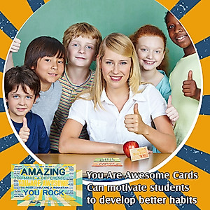 Zonon You Are Awesome Thank You Cards, 200 Pieces, Multicolor