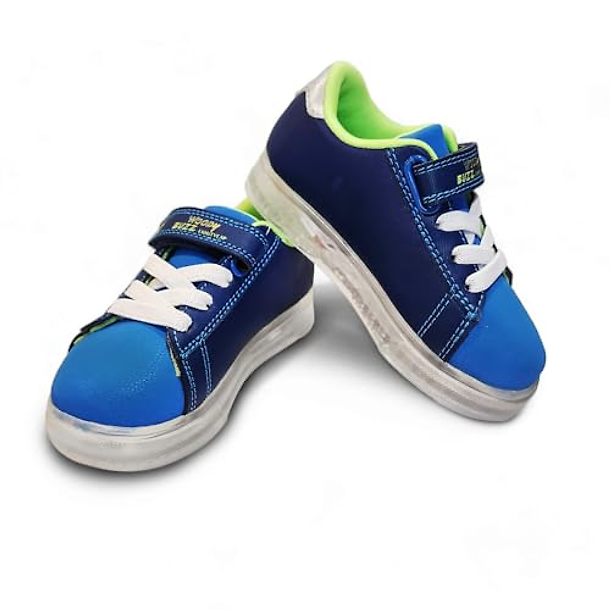 Bazillion Dreams Disney Toy Story Boy's Lighted Athletic Sneaker (Toddler), Blue, Size 6