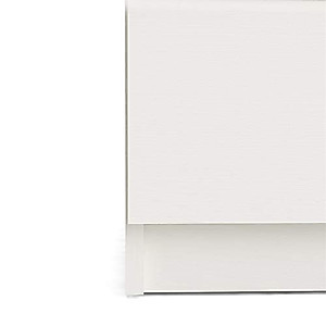 Tvilum Scottsdale 2 Drawer Nightstand, 15.91 in x 19.69 in x 19.49 in (D x W x H), White Woodgrain