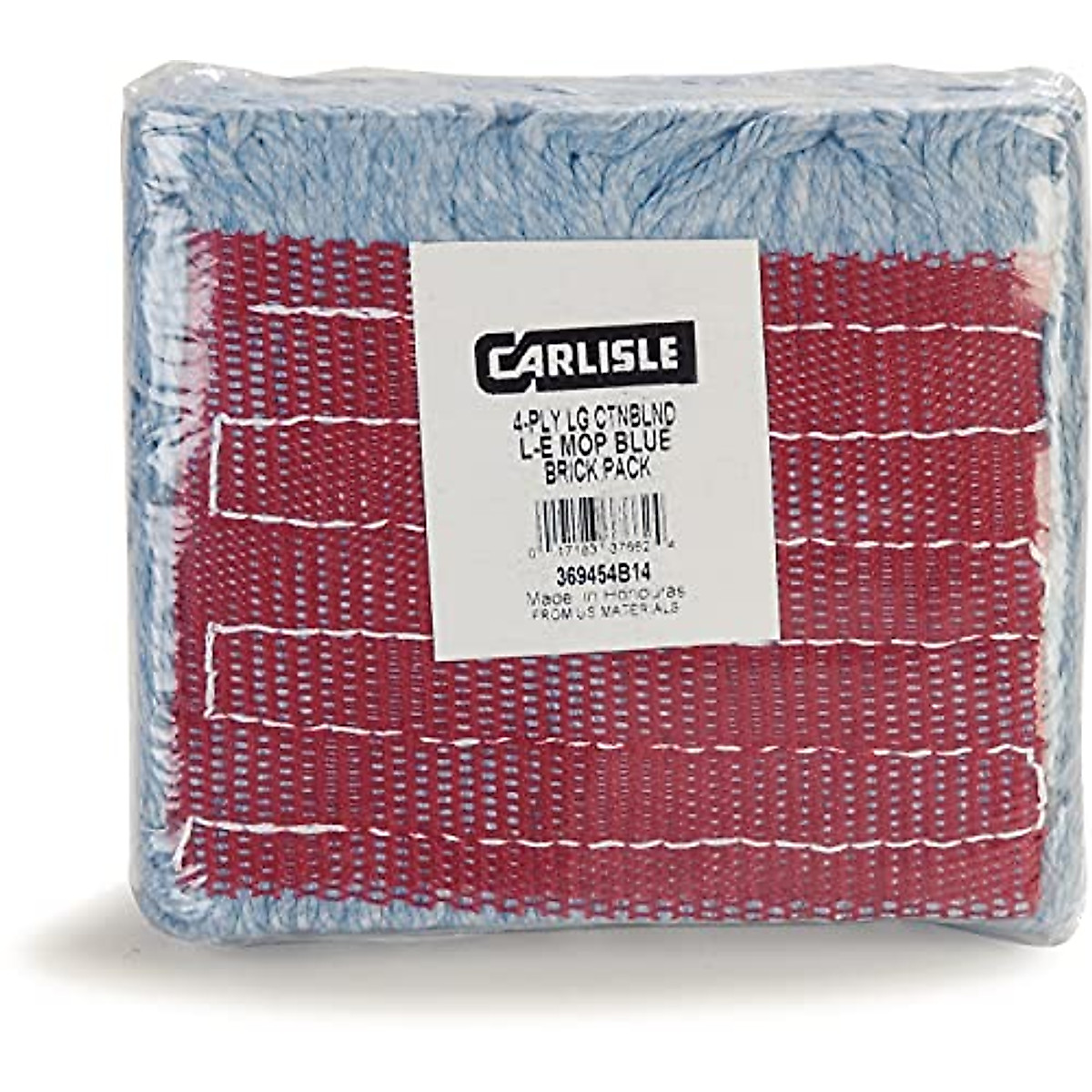 Carlisle FoodService Products 369454B14 Looped-End Mop Head With Red Band, Large, Blue