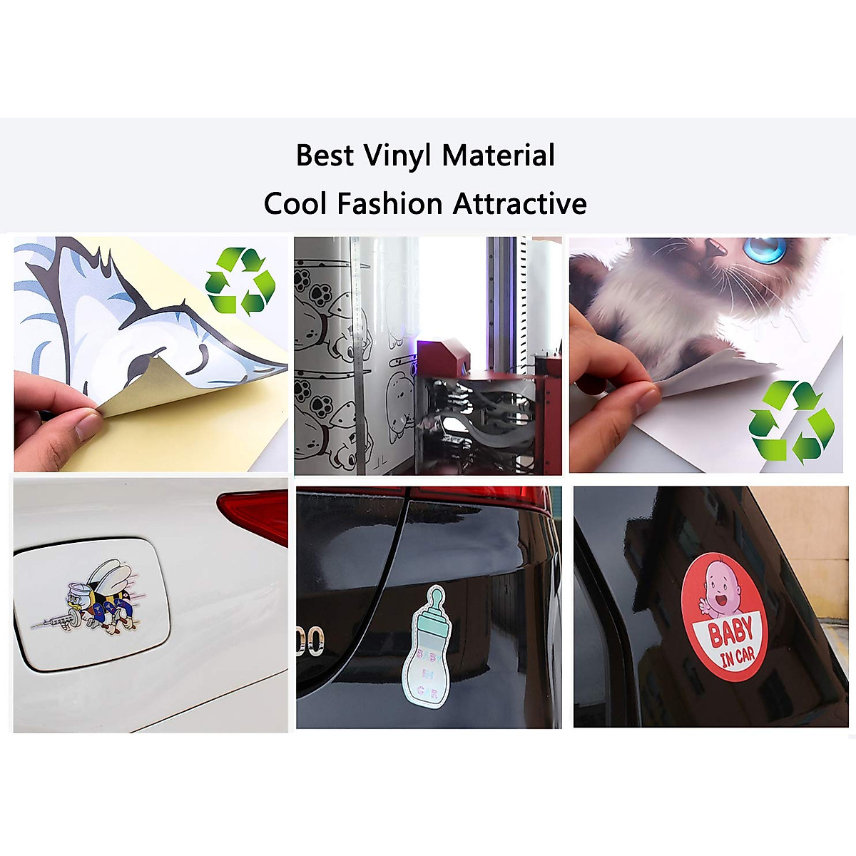 Meitinalife Little Superhero Baby on Board Stickers Reflective Kids ON Board Car Stickers and Decals Baby in Car Styling Windshield Window Vinyl Stickers for Car Body Door Decoration 3.93"x7.8" (9)