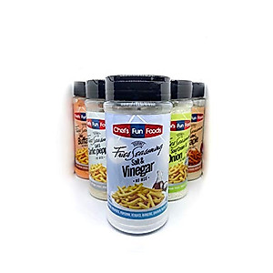 Gourmet Fries Seasonings Bottle, Salt and Vinegar, 12 Ounce