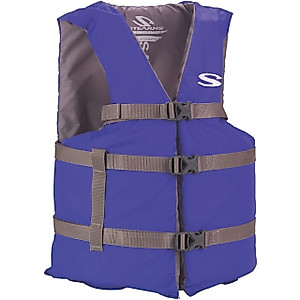Stearns Adult Classic Series Life Vest, USCG Approved Type III Life Jacket with Standard & Oversized Fits, Great for Boating, Swimming, Watersports, & More