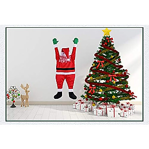 DoubleWood Christmas Santa Claus Yard Decorations Xmas Indoor Outdoor Home Garden Family Prop Lawn Decoration