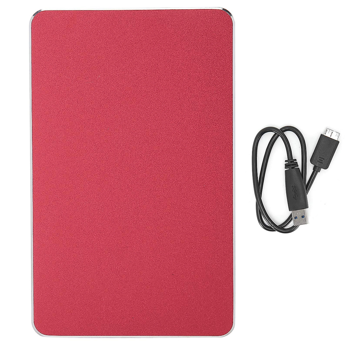 Portable Mobile SSD, USB 3.0 External Solid State Drive, No Noise Fast Hard Drive, Red Solid State Hard Disk for 98SE/ME/2000/XP/Vista/WIN7/WIN8(250GB)