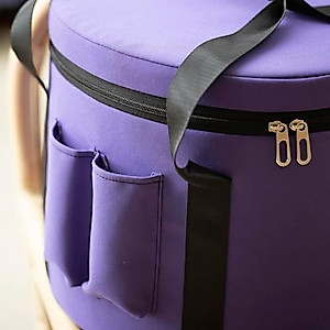 Hye-eun Crystal Singing Bowl Set of 7,7"-12" Frosted Quartz Meditation Chakra Sound Bowls with 2 Pcs Carrying Cases for Yoga Sound Healing