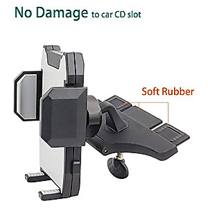 Kolasels Universal CD Slot Phone Mount, Car Cell Phone Holder with One Hand Operation Design for iPhone 11/Xs/Xr/X/8 Plus/8/7/6, Samsung Note 10+/10/9/8/7, HTC, LG and More 3.5-6.5 inch Cell Phones