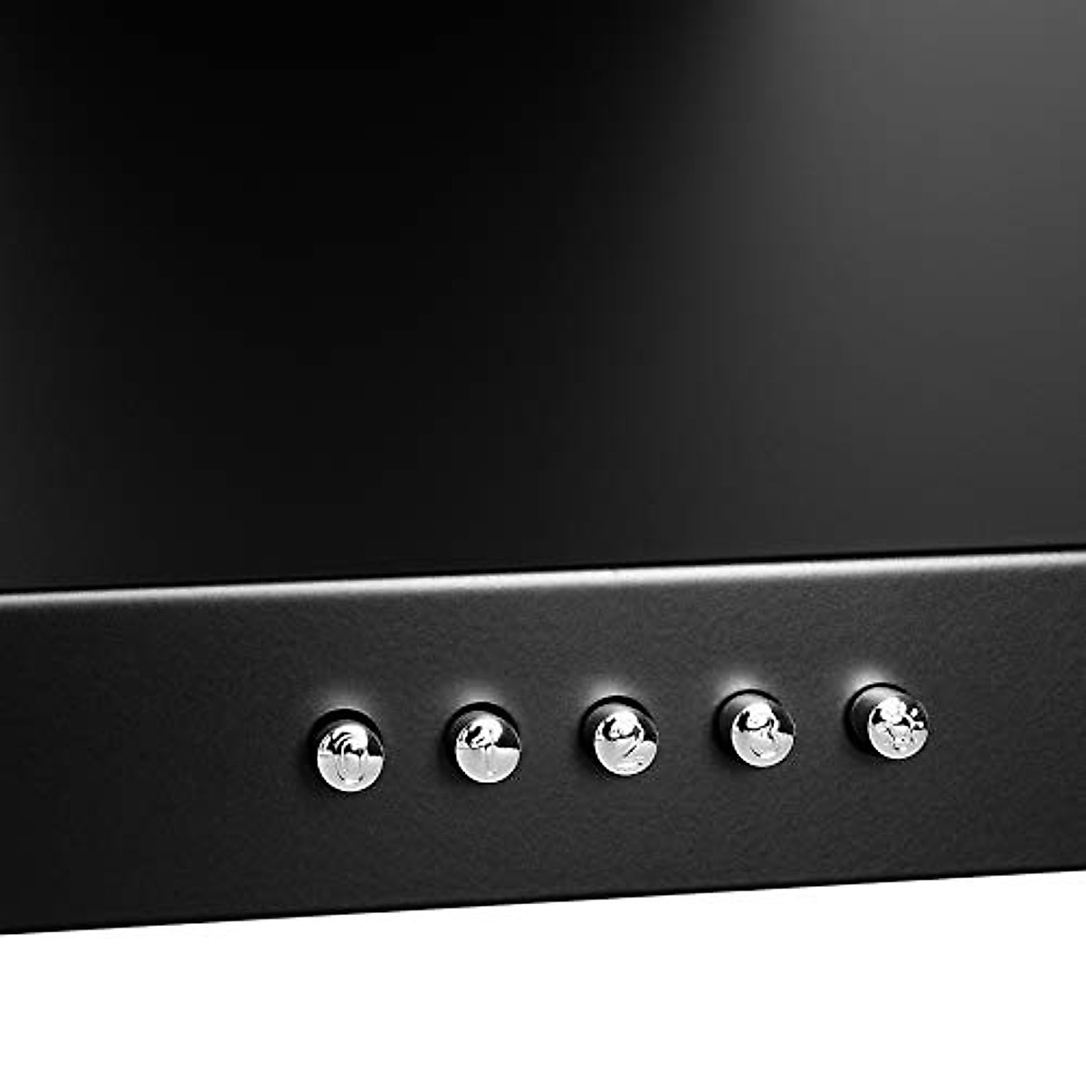 AKDY 30 in. Convertible Kitchen Wall Mount Range Hood with Carbon Filters in Black Painted Stainless Steel