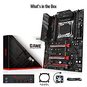 MACHINIST X99 Computer Motherboards, LGA 2011-V3 (Intel Core i7 5th/6th Gen) ATX Server Motherboard with VRM Fan (PCIe 3.0, Dual M.2, SATA 6Gb/s, DDR4, Gigabit Ethernet) for Intel XEON E5 V3/V4 series