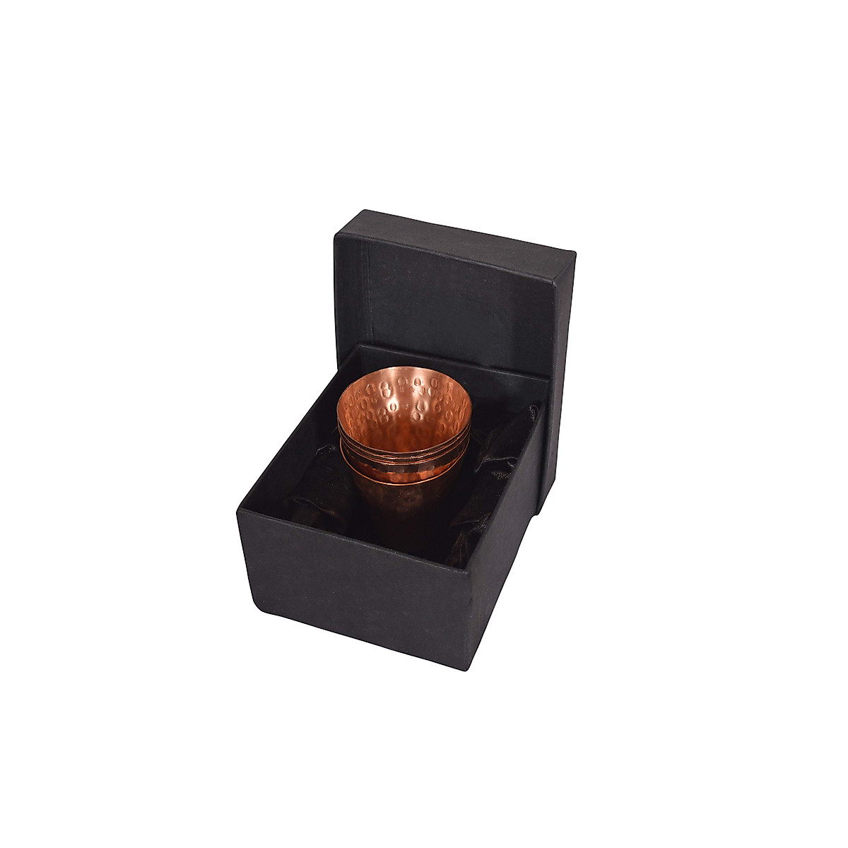 Generic Copper Essentials Mascow Mule Hammered Copper Shot Glasses(Set Of 4) 100% Pure Copper With Gift Boxes