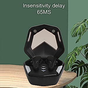 EBTOOLS Wireless Headphones, Bluetooth 5.1 Earphones Noise Canceling Sport Headphones, Wireless Earbuds with Microphone(Black)