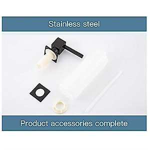 Kitchen Sink Soap Dispenser,Matte Black Oil Rubbed Bronze Built in Pump Kitchen Sink Dish Soap Dispense-c
