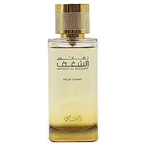 RASASI Al Shaghaf Pour Femme for Women Eau de Parfum Spray, 3.4 Ounce