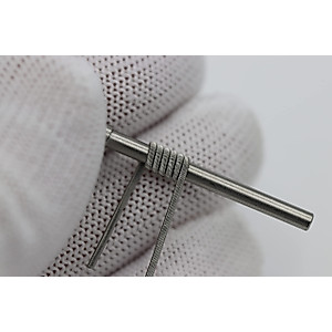 NNK Fused Clapton Coil Heating Resistance Wire Coil Nichrome Mixed Ni90+Ni80 0.26Ω Inner Diameter 3.0mm 100pcs/box