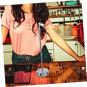 Yardenfun Led Rotating Light Tabletop Bar Spotlight Atmosphere Spotlight Lamp Stainless Steel 1600mah Bar Cafe Study Lamp