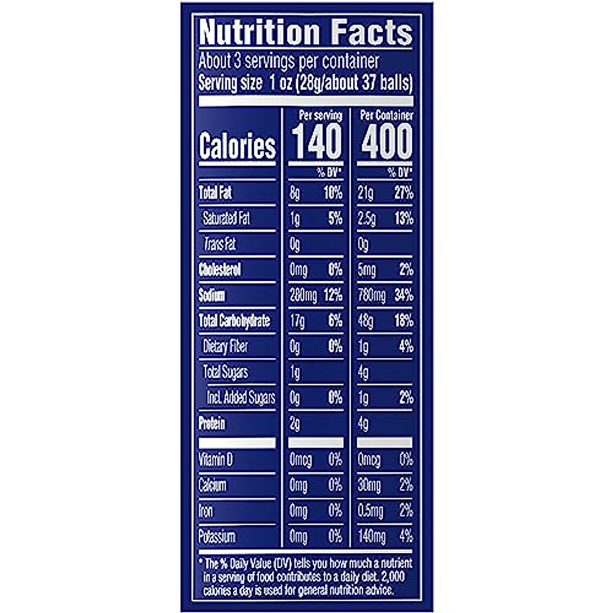 PLANTERS Original Cheez Balls Cheese Flavored Snacks, 2.75 oz Canister (Pack of 6)