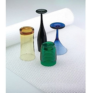 Con-Tact Brand Duraliner Non-Adhesive Surface Cover Shelf and Drawer Liner, 12" x 25', Diamond Clear