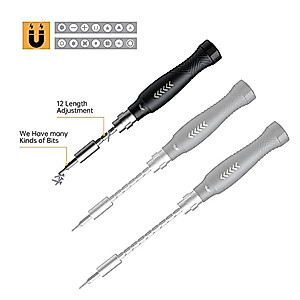 JAKEMY 164 in 1 Precision Screwdriver Set, Laptop Screwdriver Kit, Professional Computer Screwdriver Repair Kit with T5 Torx Screwdriver for MacBook, iPhone, Watch, Camera, Eyeglass, Xbox, DIY