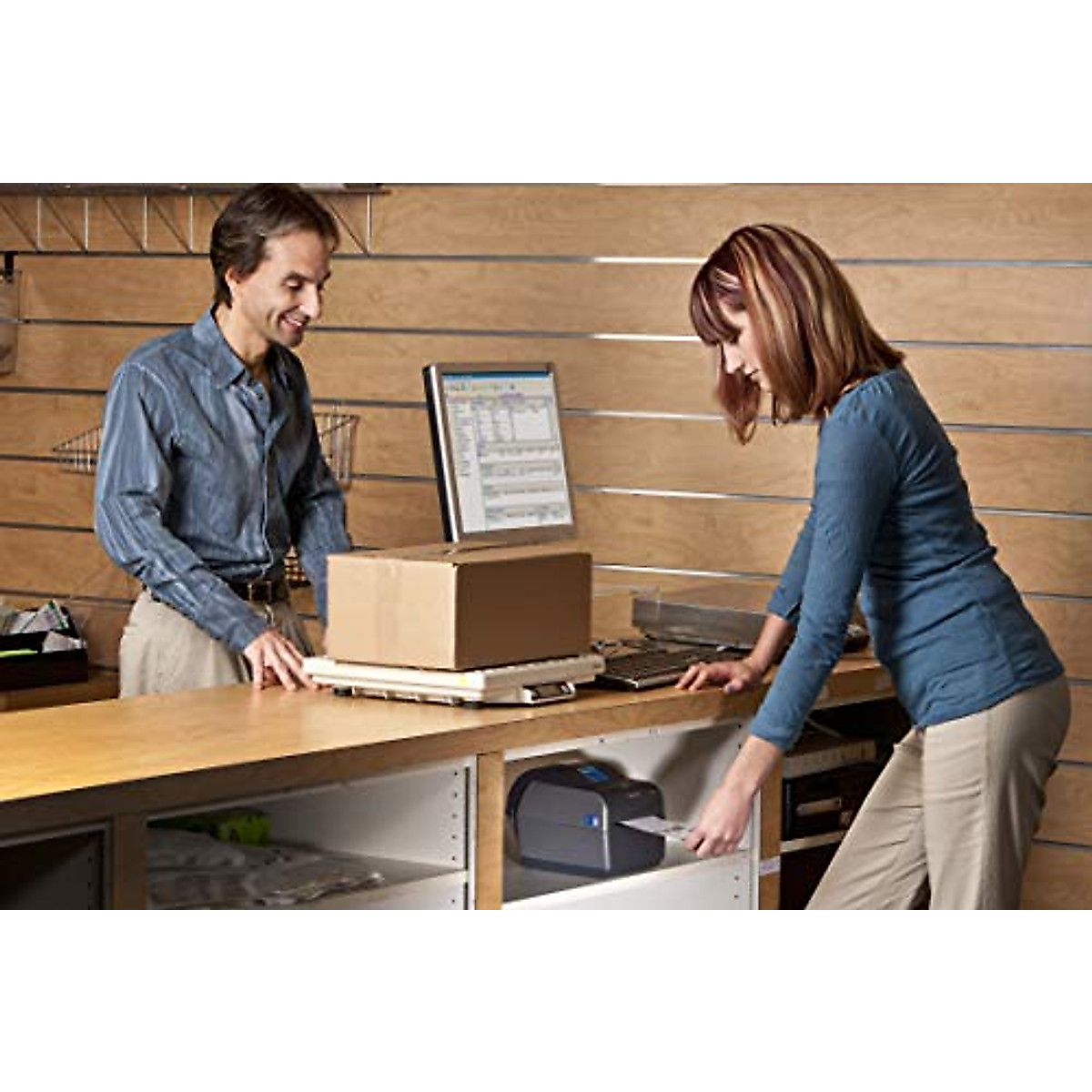 Intermec PC43d Desktop Direct Thermal Label Printer with LCD Display and USB, Easy-to-Use Barcode Label Printer