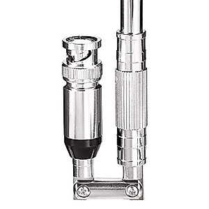 Bingfu 20-1300MHz Police Scanner Antenna 8 Section Telescopic BNC Male Ham Radio Antenna Handheld CB Radio Antenna Compatible with Uniden Bearcat Whistler Radio Scanner Cobra Midland Portable CB Radio