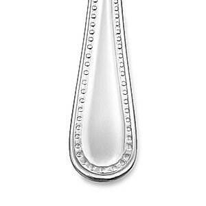 Amazon Basics Stainless Steel Dinner Forks with Pearled Edge, Pack of 12