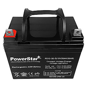 PowerStar 12V 35AH SLA AGM Battery replaces Duracell SLADC12-35J