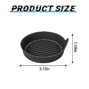 zipelo Bling Car Cup Coaster, 4 Pack Universal Vehicle Anti-Slip Cup Holder Insert Coasters, Crystal Rhinestone Silicone Shockproof Drink Mat, Car Interior Accessories Gift for Women Girls (Black)