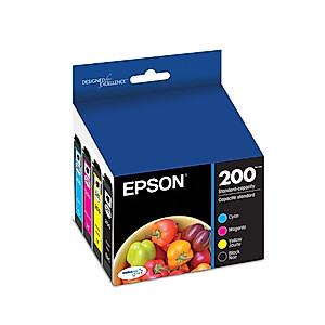 EPSON T200 DURABrite Ultra Ink Standard Capacity Black & Color Cartridge Combo Pack (T200120-BCS) for select Epson Expression and WorkForce Printers