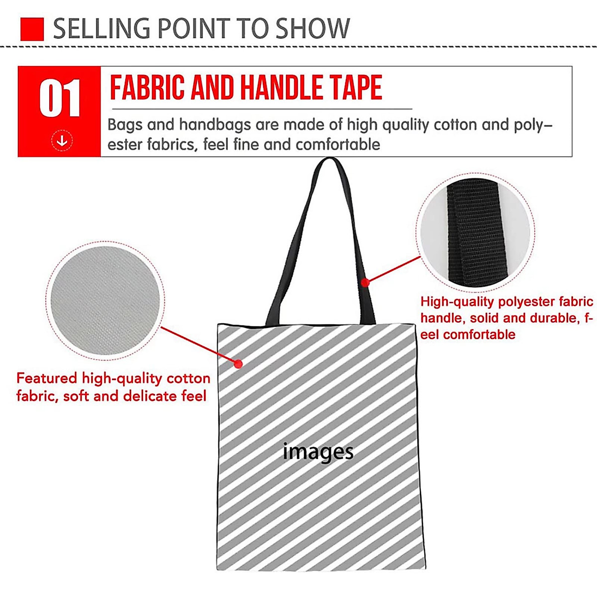 Tote Handbags For Women Canvas Reusable Tote Bag Women Shopping Shoulder Bags Book Bags Cute Border Collie Dog Designer