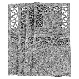 4pcs Christmas Style Desktop Cutlery Bags Decorative Cutlery Holding Pouches Decor for Celebration Party