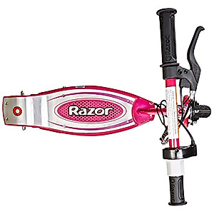 Razor 13111261 E100 Electric Scooter (Pink) & Power Core E90 Electric Scooter - Green