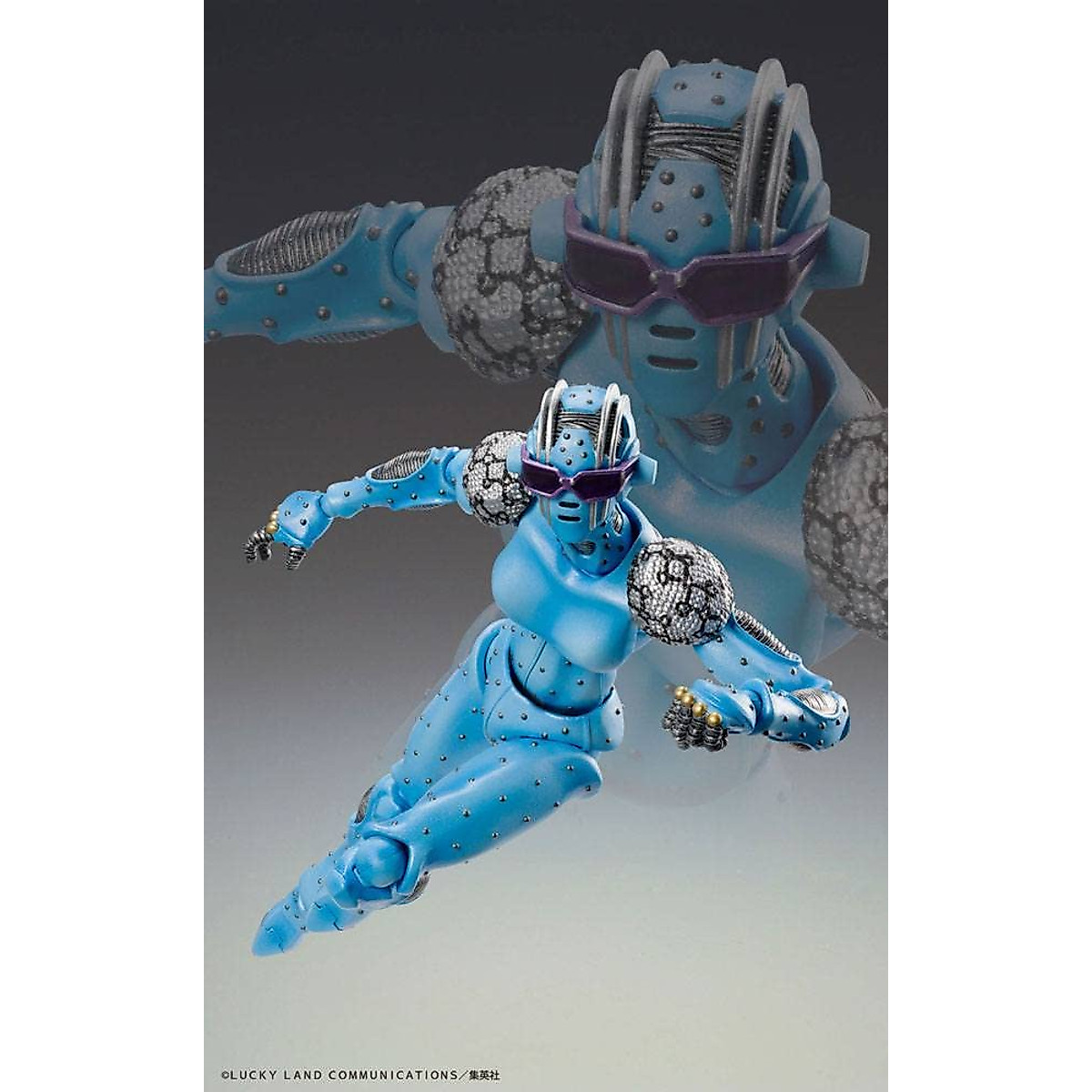 Medicos JoJo’s Bizarre Adventure Part 6: Chozo Kado Stone Free Super Action Statue Figure, Multicolor