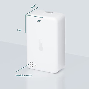 Centralite Temperature and Humidity Sensor - Monitors Room Climate - Detects High Humidity, Low Temperatures, Prevents Pipe Burst due to Freezing - Works with Smartthings, Hubitat, Ezlo, Vera, Zigbee