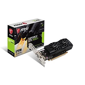 MSI Low Profile Compatible Graphics Cards GeForce GTX 1050 Ti 4GT LP