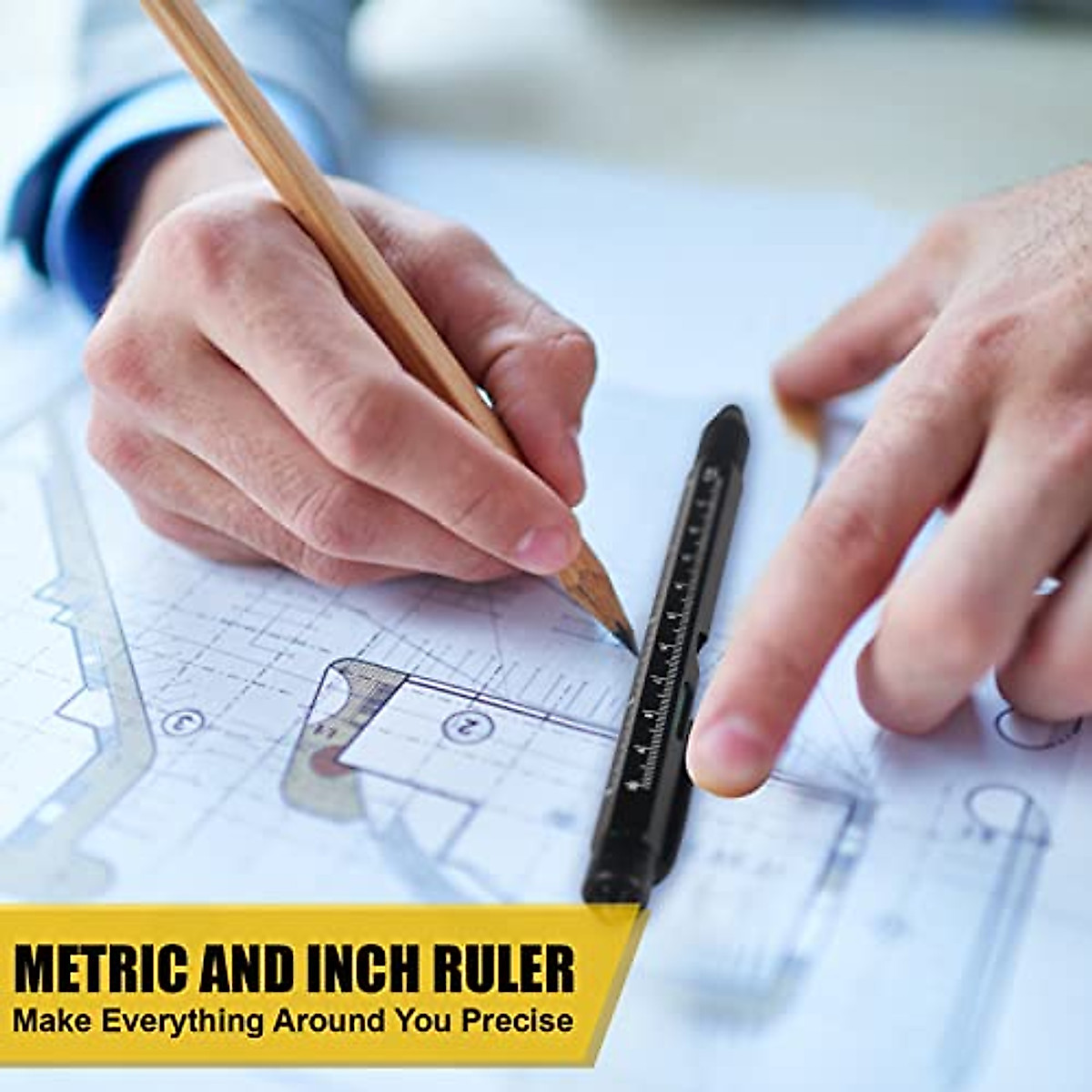 Jasee Gifts for Men, 9 in 1 Multitool Pen, Cool Gadgets for Men Dad Gifts, Birthday Gifts for Dad Him Boyfriend Husband - Led Light, Stylus, Screwdriver, Bottle Opener, Ruler, Level(Black)