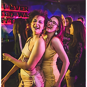 FIRAZIO 9 Pairs 70s Disco Ball Earrings Mirror Ball Earrings for Women 60s 70s Costume Accessories Halloween Earrings Disco Outfit Accessories