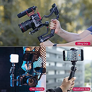 FALCAM F22 Camera Top Handle Quick Release Quick Release System Camera Video Shooting Accessories Filming, Detachable Handle Grip Sling Mode Camera Monopod