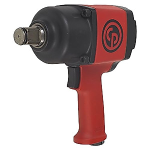 Chicago Pneumatic CP7773 Air Impact Wrench (1 Inch), Air Impact Gun Industrial Repair & Assembly Tool, Pistol Handle, Twin Hammer, Max Torque Output 1200 ft. lbf/1630 Nm, 6300 RPM