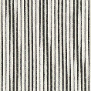 Classic Ticking Black Waverly Fabric