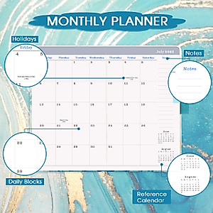 2023-2026 Pocket Planner/Calendar - Jul 2023 - Jun 2026, 3 Year Monthly Planner 2023-2026, 6.3" × 3.8" Calendar Planner, 61 Note Page, 2 Bookmarks, Pen Loop, Inner Pocket, Perfect Organizer for Purse
