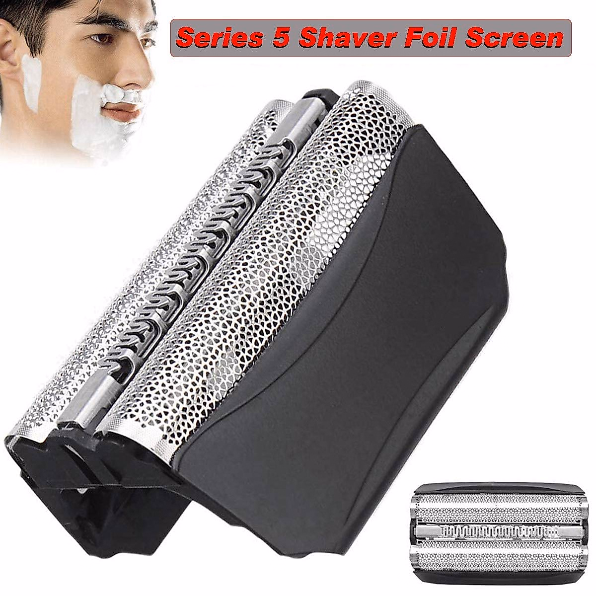 Series 5 Replacement Head 51B Foil & Cutter Replacement Head, Compatible with Braun Electronic ContourPro/360°Complete/Activator/WaterFlex/WF1s/WF2s Series Shaver