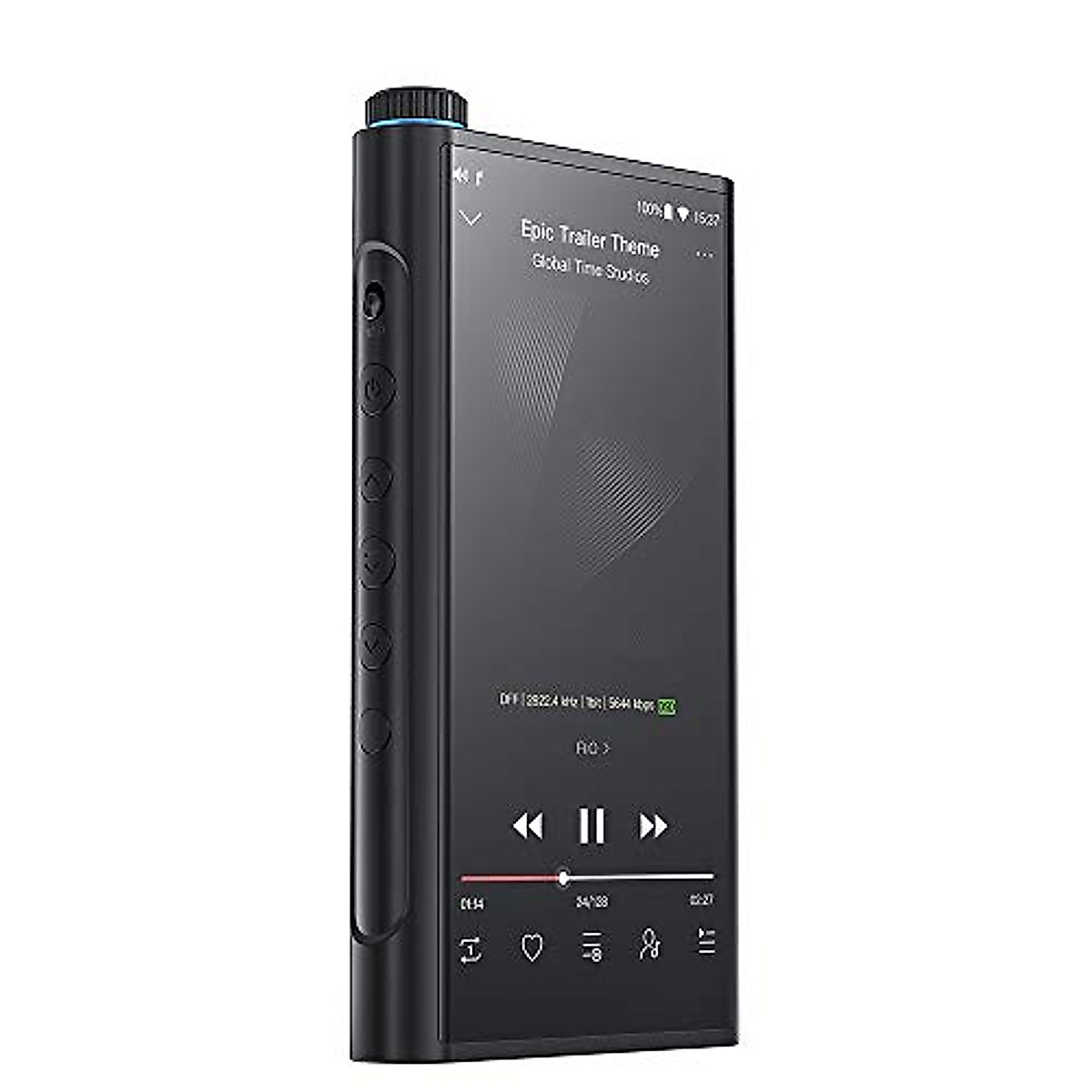 FiiO M15 5.15inch 64G Android Hi-Res MP3/MP4 Music Player Dual AK4499EQ with HiFi Bluetooth CRS8675 5.0/aptX HD/LDAC/USB DAC/DSD512/MQA,WiFi/Spotify/Tidal/Amazon Music Support