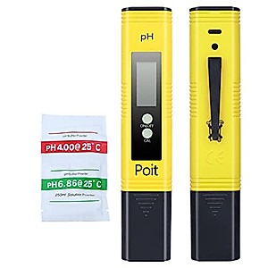 PH Meter Tester Kit, Digital PH Meter, 0.01 Resolution