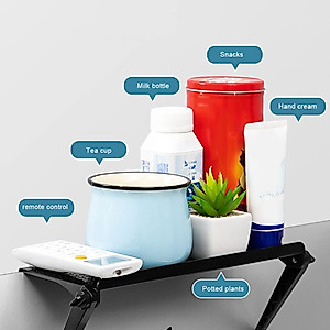 2 Park TV Top Shelf apple tv mount Monitor Shelf Screen Storage Shelf floating tv stand Router Shelf Adjustable Mount for Media Box, Game Console, Router TV, Camera Frames Remote 8.5 X 4.4 Inch