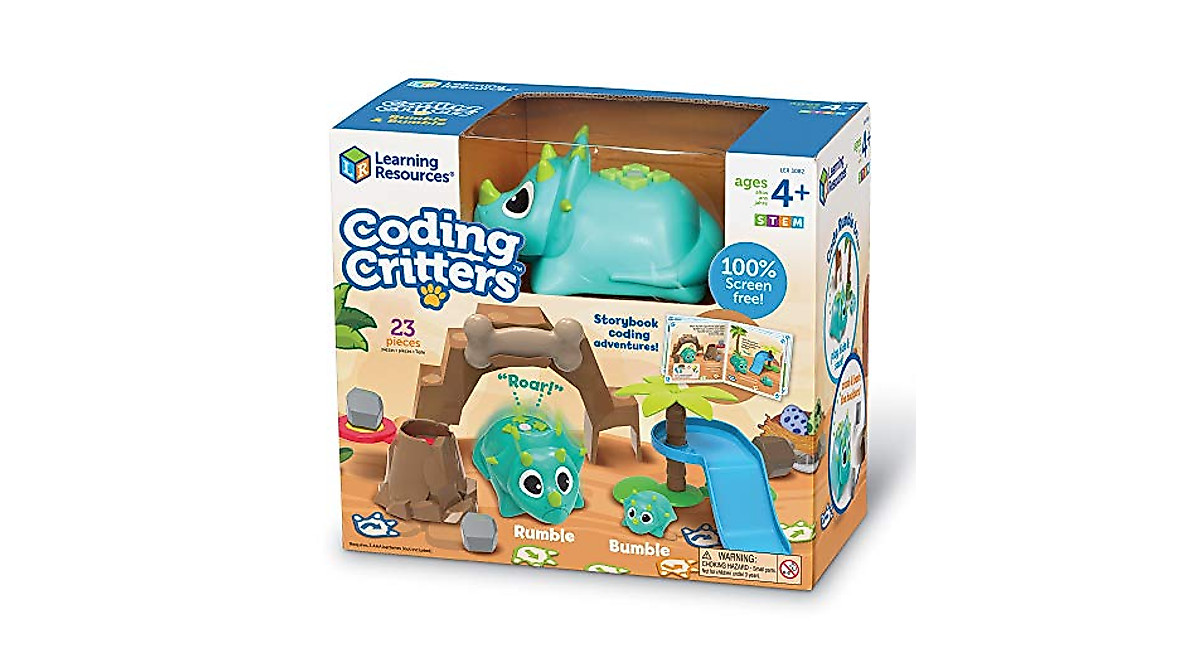 Learning Resources Coding Critters Rumble & Bumble - Screen-Free Coding Toy