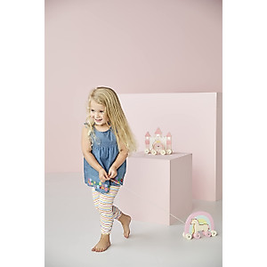 Mud Pie Children's Pull Toy, Rainbow