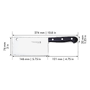 HENCKELS Classic Razor-Sharp 6-inch Meat Cleaver, German Engineered Informed by 100+ Years of Mastery