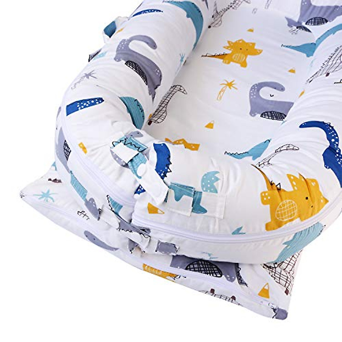 Hi Sprout Newborn Baby Nest Change Extra Cover (Suit for All Dockatot Deluxe Docks) (Dinosaur)